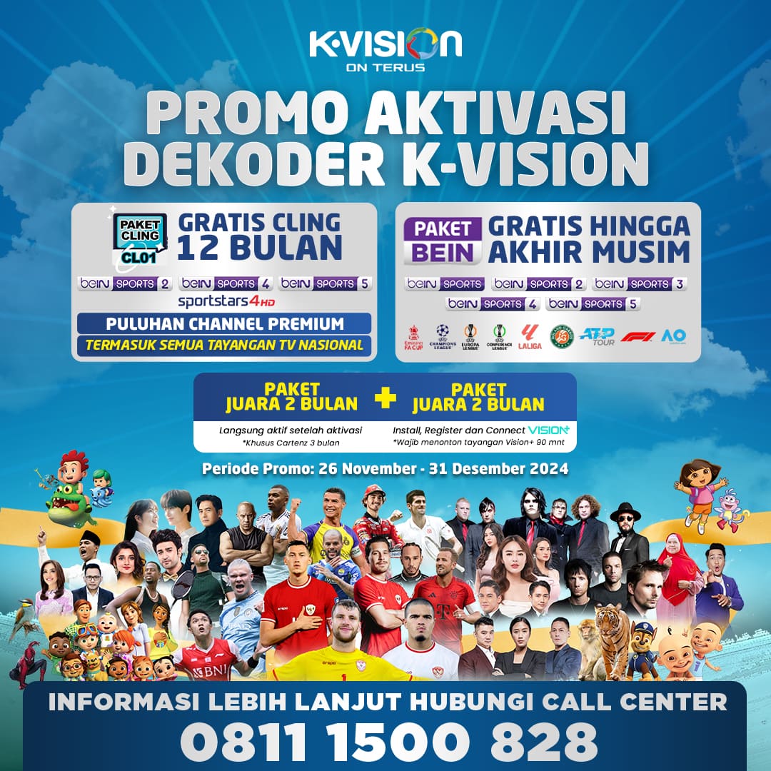 Pemesanan STB/DEKODER K-VISION