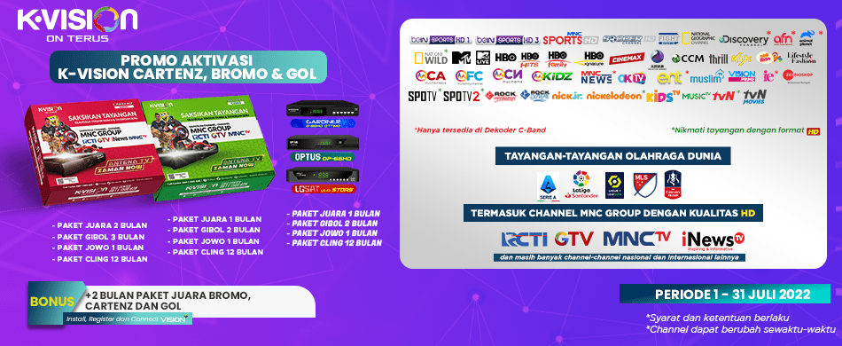 K-Vision merupakan TV satelit prabayar yang menjadi Licensed Satelit ...