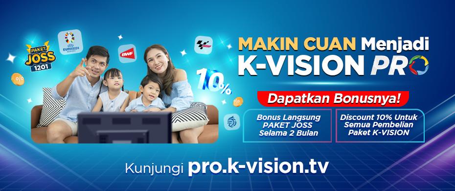 K-Vision merupakan TV satelit prabayar yang menjadi Licensed Satelit ...