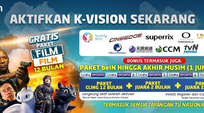 K-Vision merupakan TV satelit prabayar yang menjadi Licensed Satelit ...