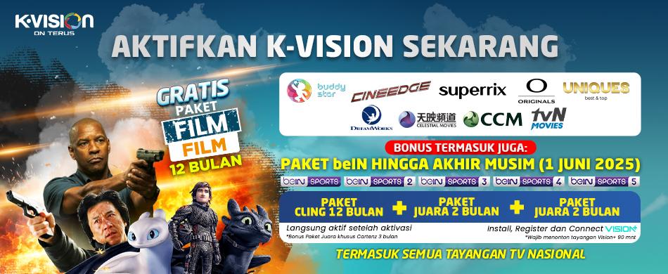 K-Vision merupakan TV satelit prabayar yang menjadi Licensed Satelit ...
